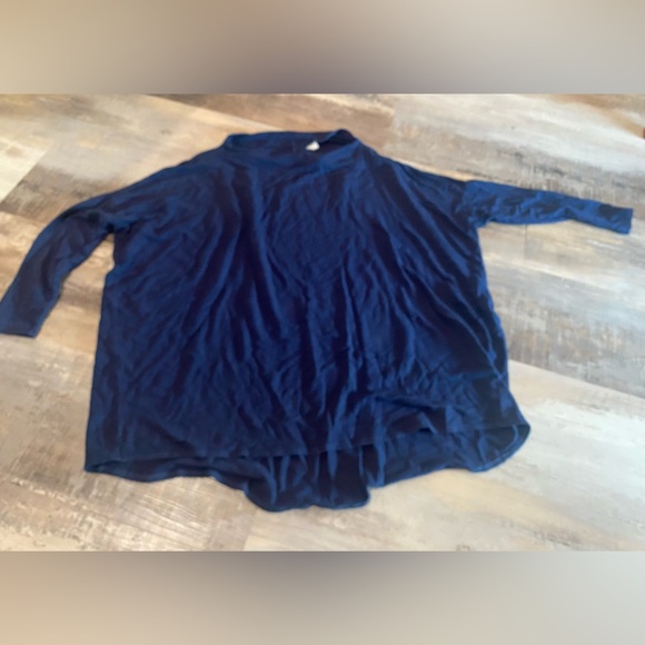 bryn Walker | Tops | Bryn Walker Midnight Blue Top | Poshmark